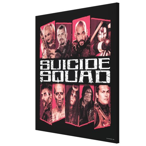 Suicide Squad | Task Force X Group Emblem Canvas Print | Zazzle