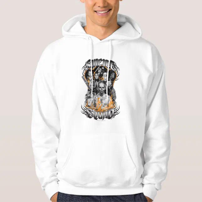 Suicide Squad | Task Force X Tribal Tattoo Hoodie | Zazzle
