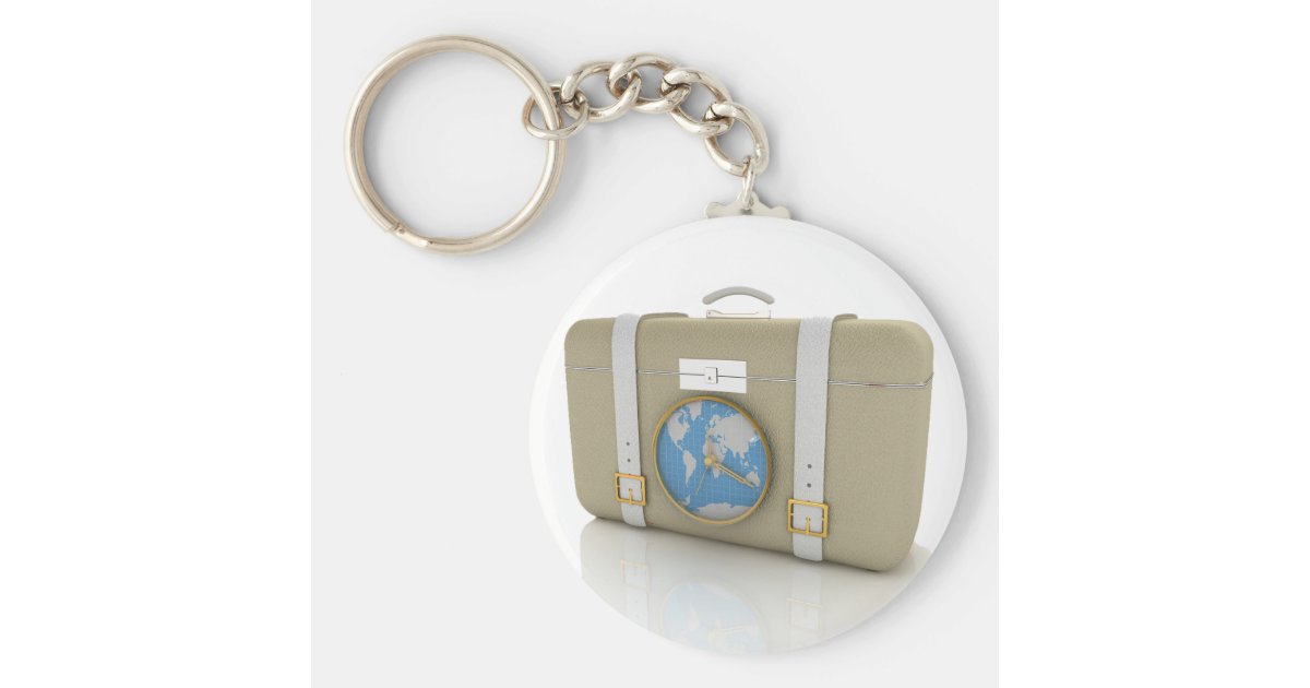 Suitcase For Travel Keychain | Zazzle.com
