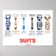SUITS DIALOGUE SUITS FAMILY POSTER | Zazzle