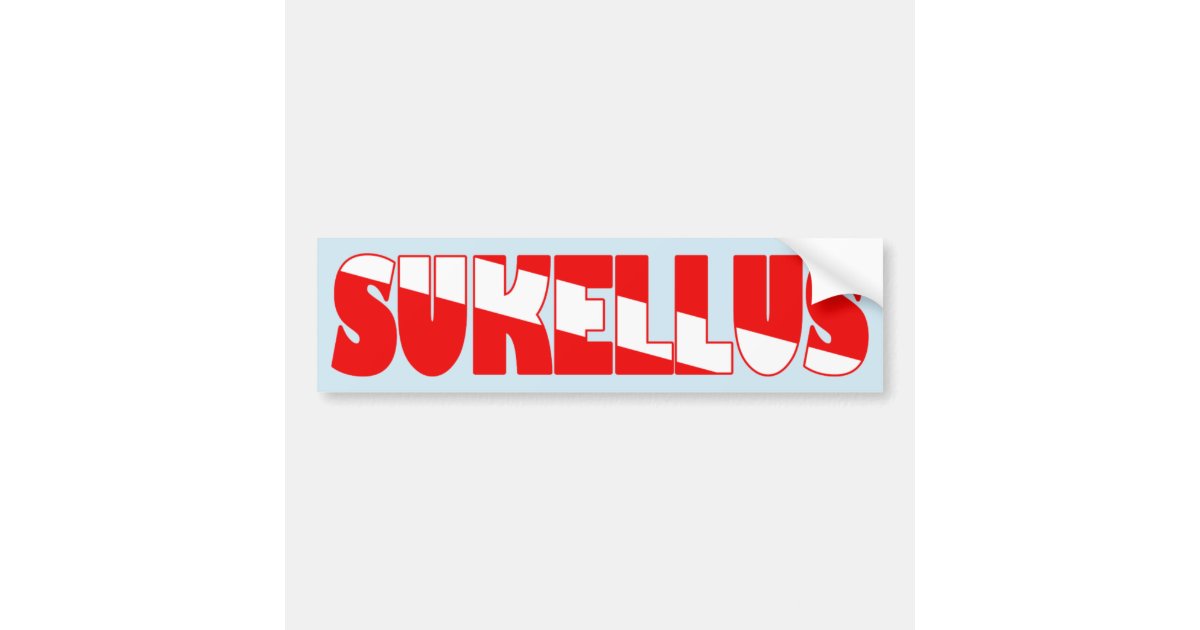 Sukellus (Finnish) Bumper Sticker | Zazzle