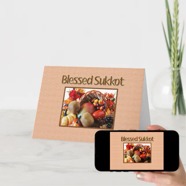 Sukkot Greeting Card | Zazzle