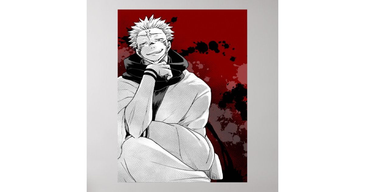 SUKUNA JUJUTSU KAISEN POSTER | Zazzle