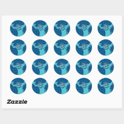 Sulley 4 classic round sticker | Zazzle