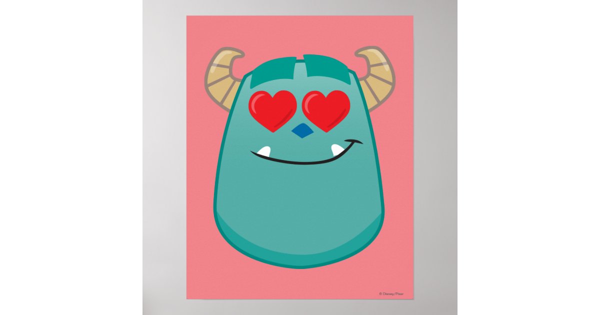 Sulley Emoji Poster | Zazzle