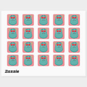 Sulley Emoji Square Sticker | Zazzle