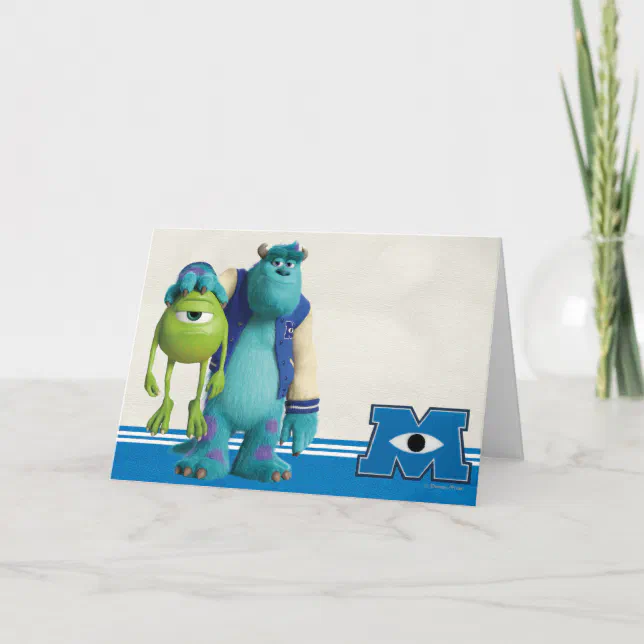 Sulley Holding Mike Card | Zazzle