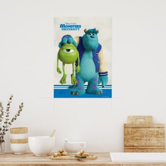 Sulley Holding Mike Poster | Zazzle