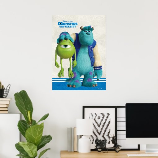 Sulley Holding Mike Poster | Zazzle
