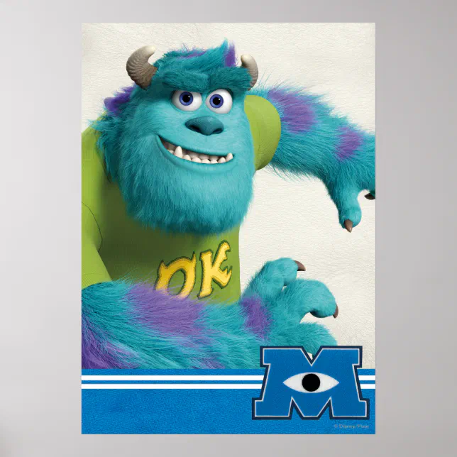 Sulley Running Poster | Zazzle