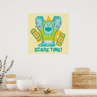 Sulley Scare Time Poster | Zazzle