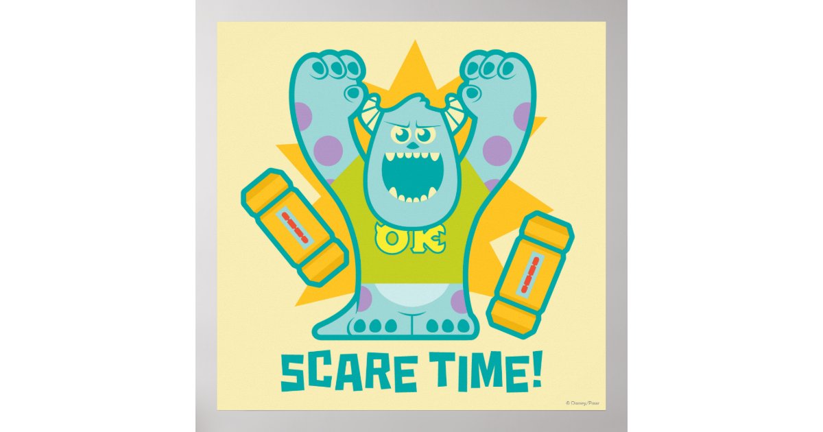 Sulley Scare Time Poster | Zazzle