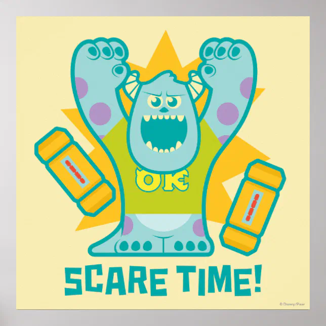 Sulley Scare Time Poster | Zazzle