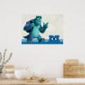 Sulley with Backpack Poster | Zazzle