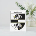 Sullivan Coat of Arms/Family Crest Postcard | Zazzle