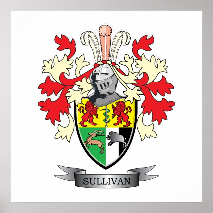 Sullivan-Coat-of-Arms Poster | Zazzle.com