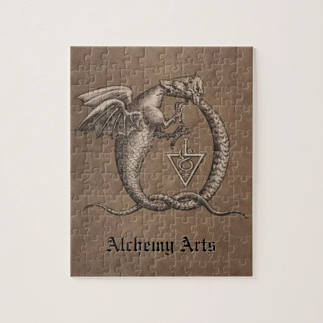 Sulphur and Mercury Dragons Jigsaw Puzzle | Zazzle