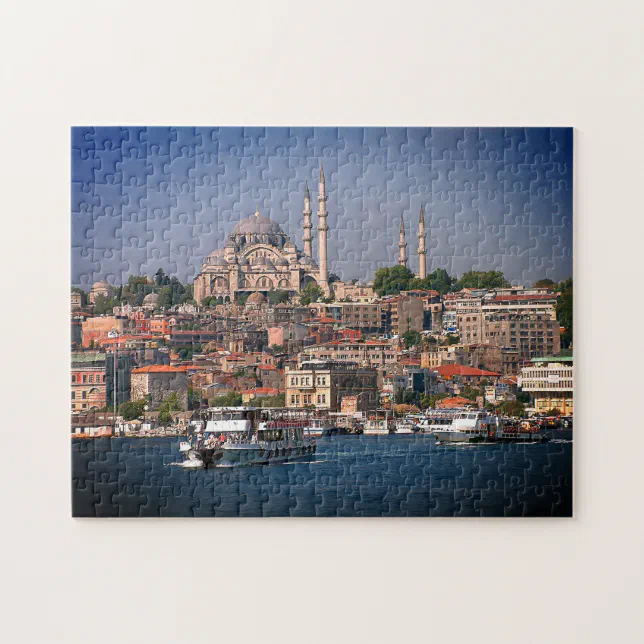 Sultan Ahmed, Istanbul panorama, Turkey Jigsaw Puzzle | Zazzle