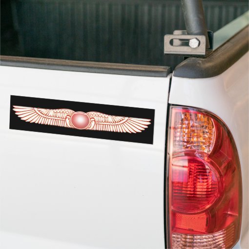 Sumerian Anunnaki Winged Sun Disk Bumper Sticker | Zazzle