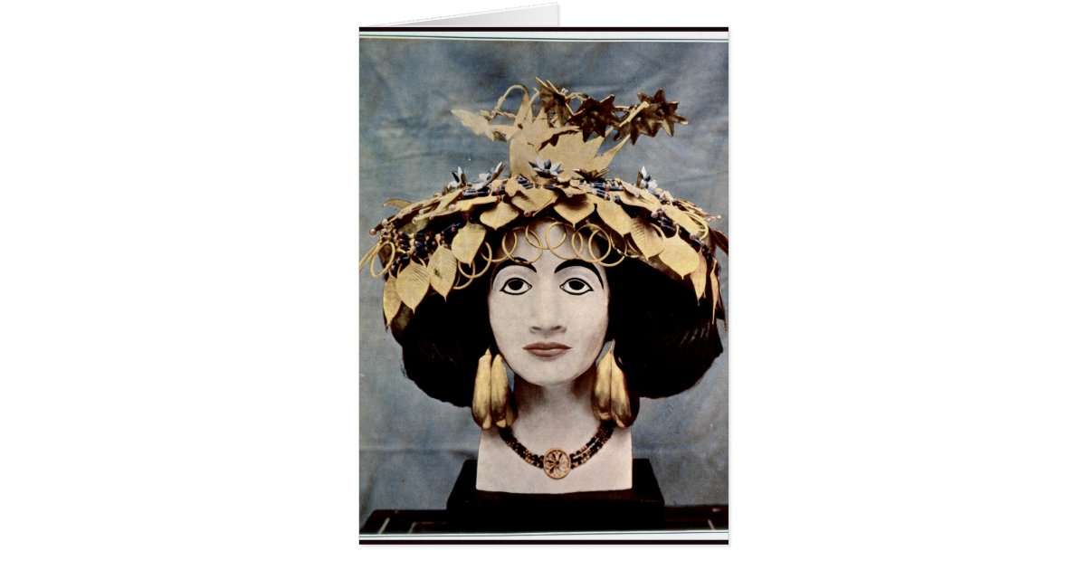 Sumerian headdress worn by Queen Shub-ad | Zazzle