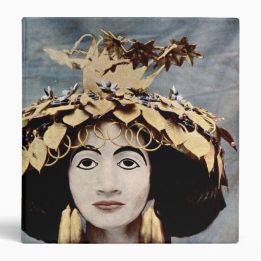 Sumerian headdress worn by Queen Shub-ad Binder | Zazzle