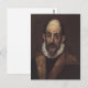 Summary Description El Greco self-portrait, 1604 D Postcard | Zazzle