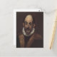 Summary Description El Greco self-portrait, 1604 D Postcard | Zazzle