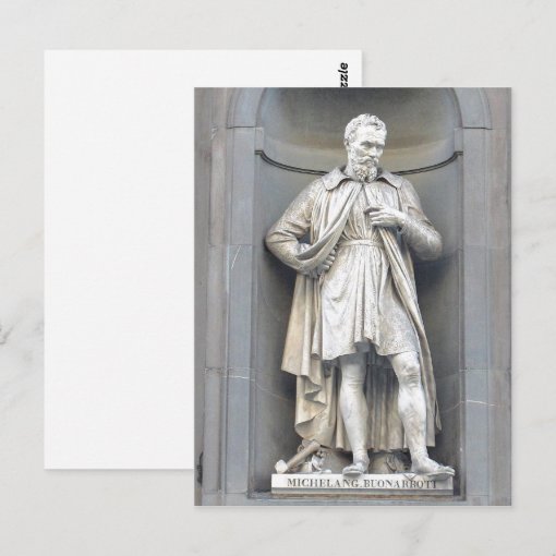 Summary Michelangelo (full name Michelangelo di Lo Postcard | Zazzle