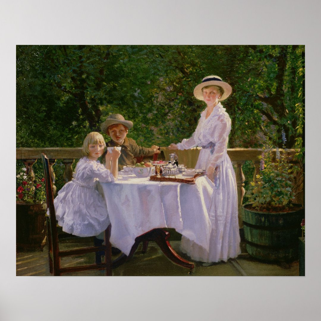 Summer Afternoon Tea Poster | Zazzle