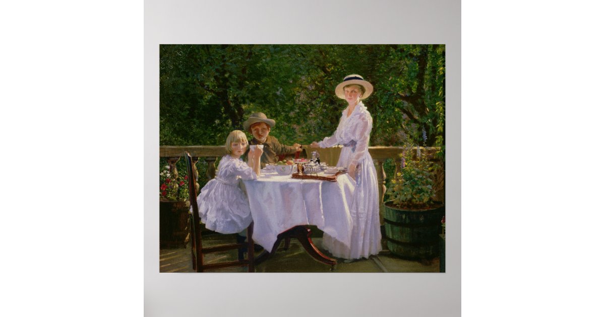 Summer Afternoon Tea Poster | Zazzle