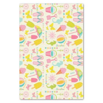 Summer At The Beach Tissue Paper | Zazzle