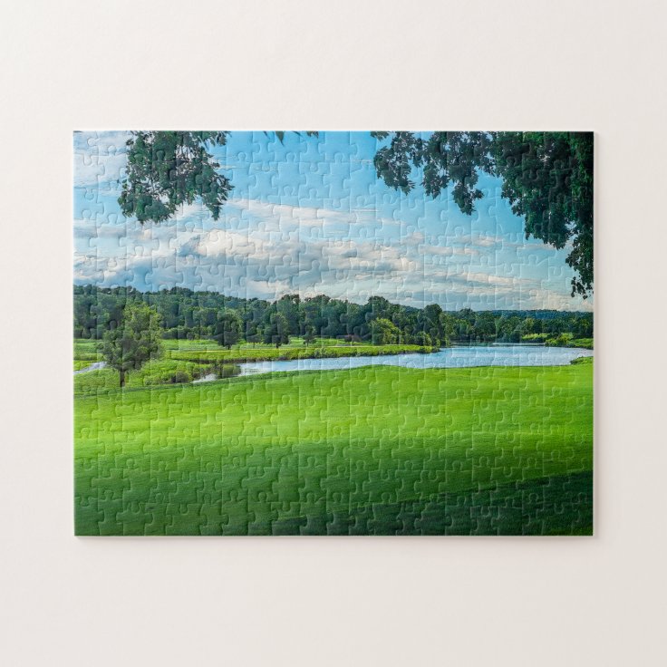 Summer At The Golf Course Jigsaw Puzzle | Zazzle