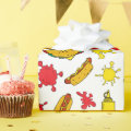 Summer BBQ Burgers Hot Dogs Grill Party Barbeque Wrapping Paper | Zazzle