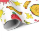 Summer BBQ Burgers Hot Dogs Grill Party Barbeque Wrapping Paper | Zazzle
