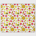 Summer BBQ Burgers Hot Dogs Grill Party Barbeque Wrapping Paper | Zazzle
