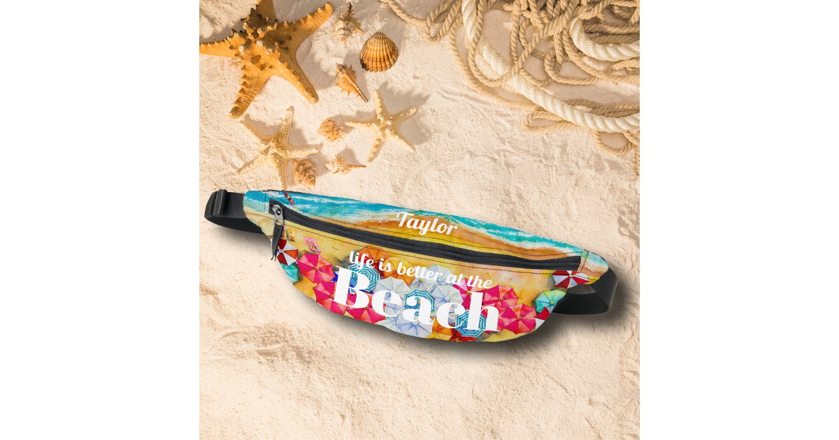 Summer Beach Fanny Pack | Zazzle