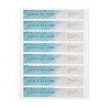 Summer Beach Wedding Return Address Wrap Around Label | Zazzle