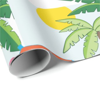 Summer Beach Wrapping Paper | Zazzle