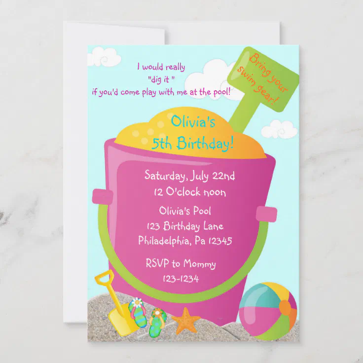 Summer Birthday Invitation | Zazzle