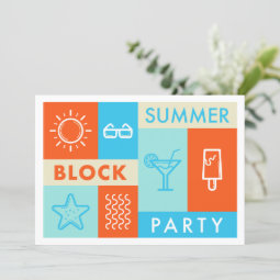 Summer Block Party Invitation | Zazzle