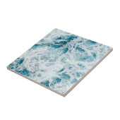 Summer Blue Ocean Wave Ceramic Tile | Zazzle
