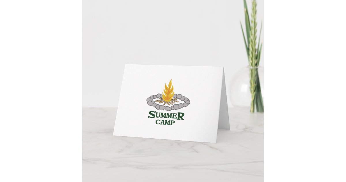 SUMMER CAMP CARD | Zazzle