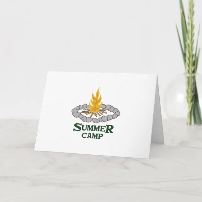 SUMMER CAMP CARD | Zazzle