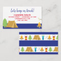 Summer Camp Contact Card | Zazzle