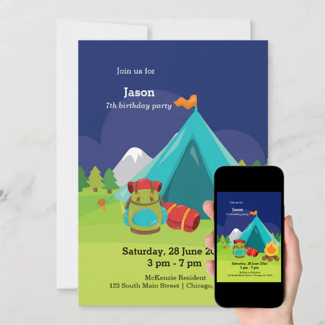 Summer Camp Invitation | Zazzle