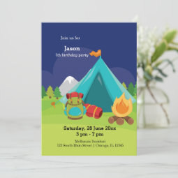 Summer Camp Invitation | Zazzle