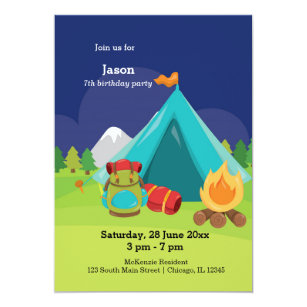 Summer Camp Invitations | Zazzle