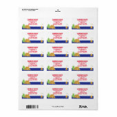 Summer Camp Large Return Address Labels | Zazzle