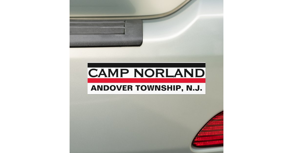 SUMMER CAMPS BUMPER STICKER | Zazzle