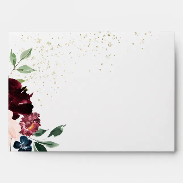 Summer Celebration Wedding Invitation Envelope | Zazzle